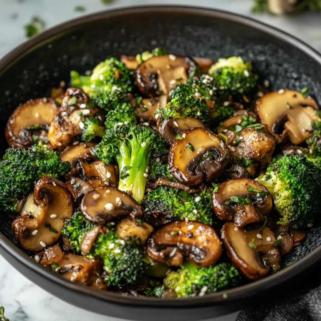 Sauté Végétalien aux Brocolis et aux Champignons: An Amazing Ultimate ...